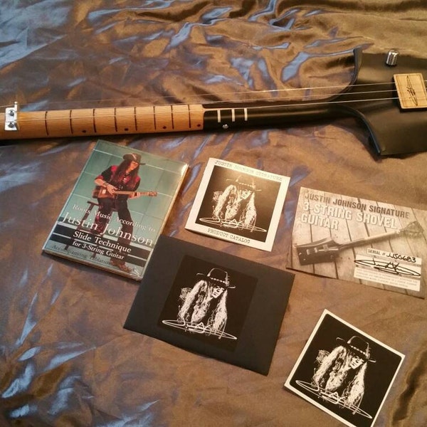 3-STRING SHOVEL GUITAR! Ready-to-ship Justin Johnson Signature Shovel ...