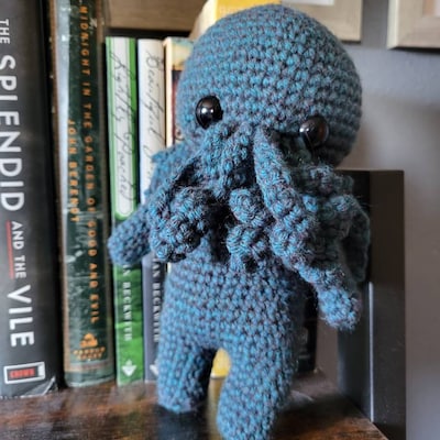 Cthulhu Crochet Pattern Mini Cthulhu Eldritch God - Etsy