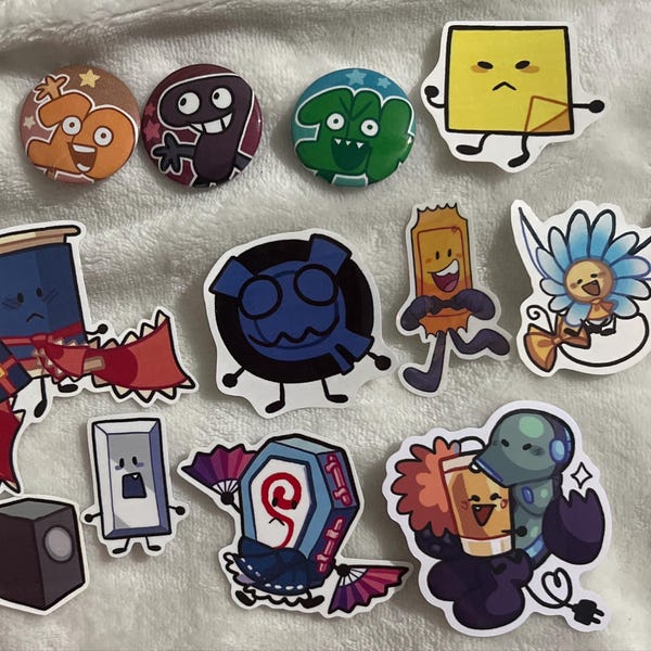 BFB X Enamel Pin BFDI Object Show - Etsy