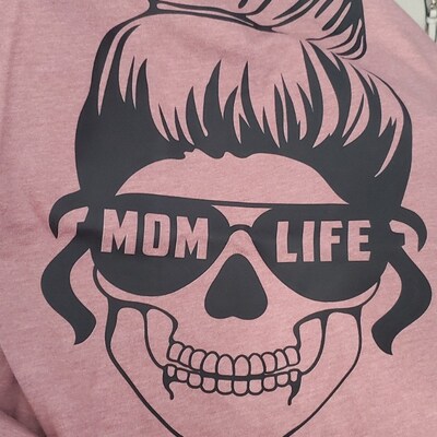 Mom Life Shirt Mom Life Skeleton Shirt Women Skull T-shirt - Etsy