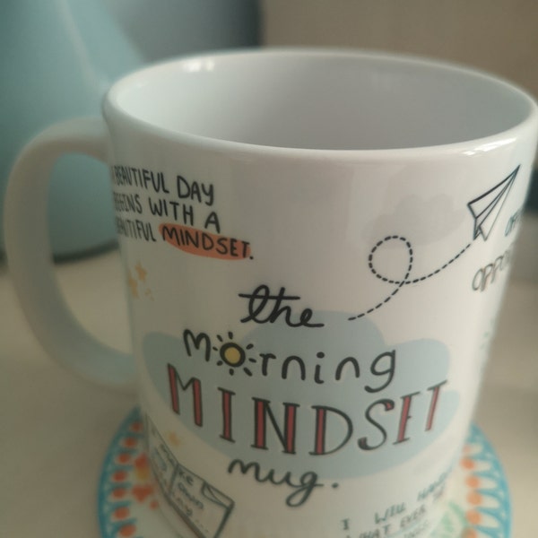 The Morning MINDSET Mug - Mental Health, Mindset, Law of Attraction ...