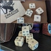 UNIQUE Pip Design Large Medieval Bone Dice Set (qty 5) - Mat Cauthon's ...