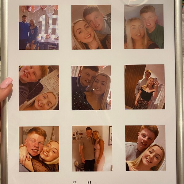 Personalised Photo Collage (frame Not Included) - Etsy UK