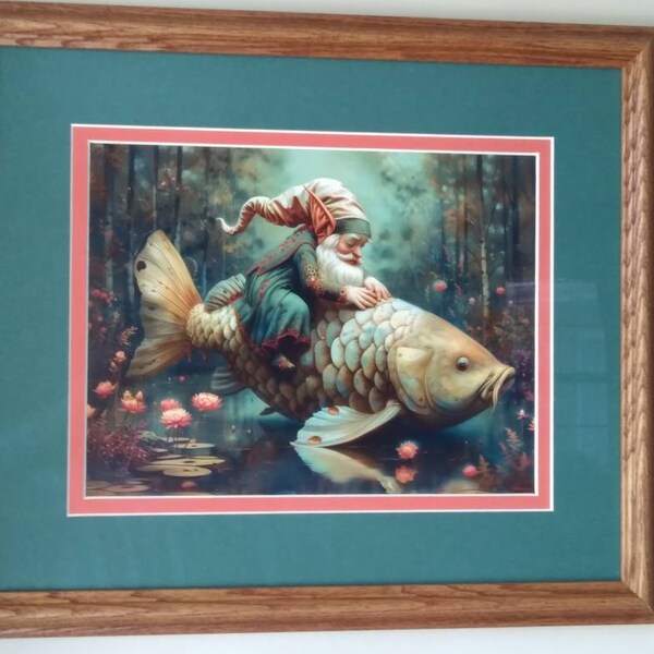 Octopus Mermaid Art Print Sea Siren Poster, Underwater Fantasy Decor ...