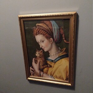 The Creation of Adam and Cat Original Oil Painting Cat - Etsy