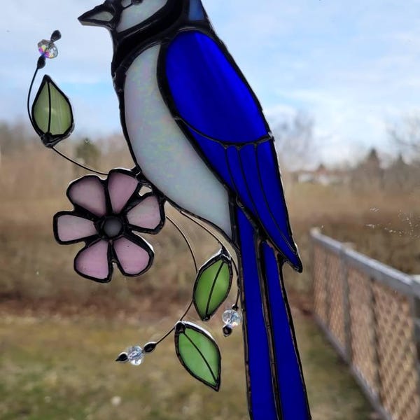 Puffin Face Stained Glass Panel - Etsy