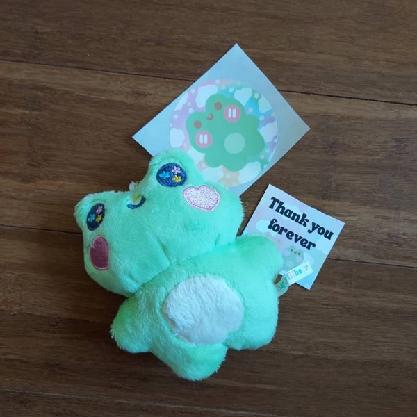 The Froggy Plush Keychain-plush Keychain-frog Plush-froggy Plush ...