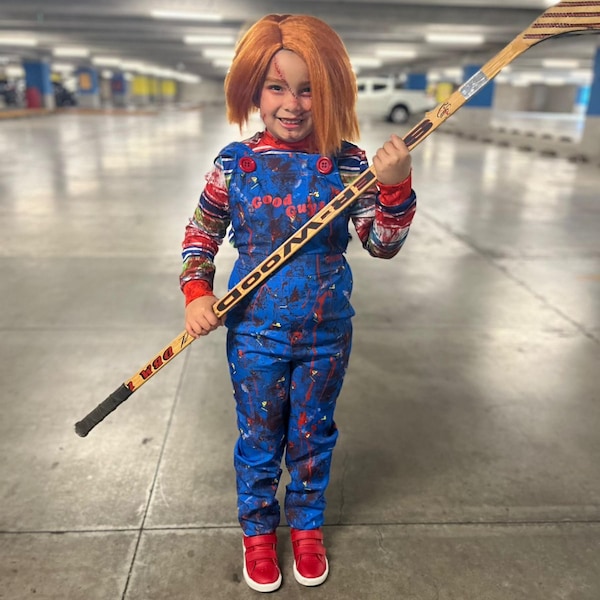 Clobbered Chucky Hand Crafted Horror Cosplay Kids Costume OOAK - Etsy