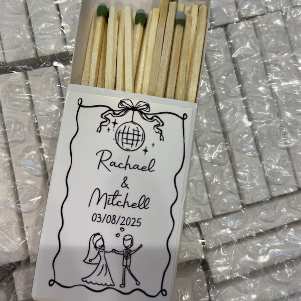 Custom Matchbox for Birthday/a Tini Bit Older Martini Match Boxes ...