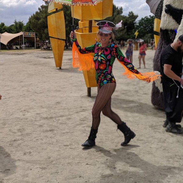 Intergalactic Rodeo Turquoise Festival Chaps, Layered Trousers, Dance ...