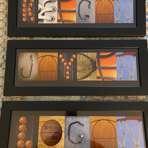 Basketball Sign, Basketball Print, Custom Name Art Basketball Print ...