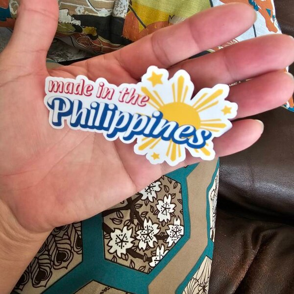 Made in the Philippines Sticker - Pinoy Pride - Three Stars and A Sun ...
