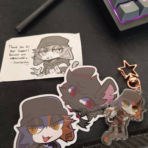 Vinyl Stickers | Meowskulls, Camille, Highwire, and Kimiko | 2.5"/63 ...