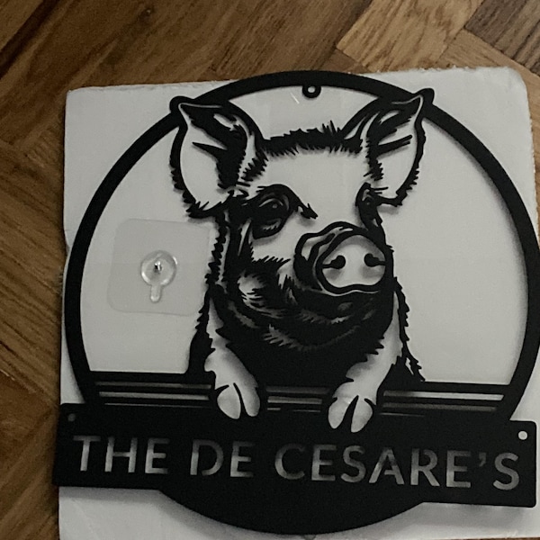 Custom Goat Metal Wall Signs-personalized Goat Metal Wall Art-goat ...