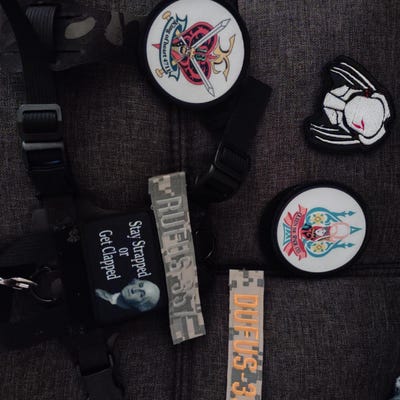 I'm Maken 'em at Night Funny Morale Patch Hook and Loop Patch 2x3 Made ...
