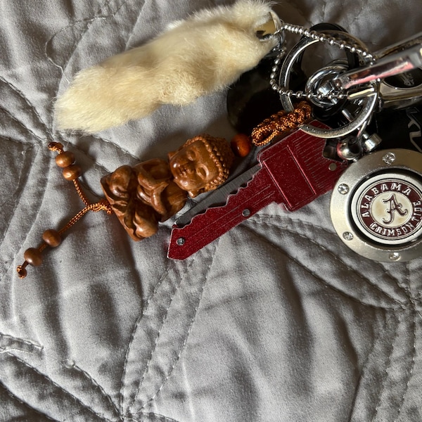 Rabbit Foot Key Chain - Etsy