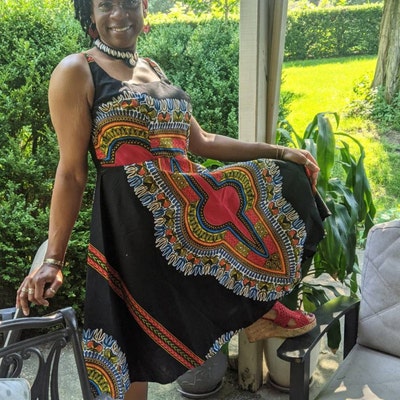 Simba African Maxi Dress// African Dress / African Print Dress ...