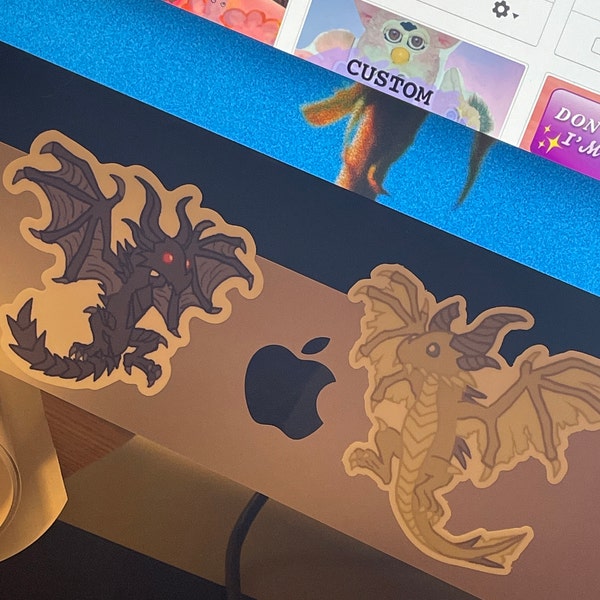 Skyrim Dragon Stickers - Alduin - Paarthurnax - Skyrim Stickers ...