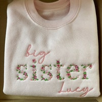 Embroidered Personalised Easter Top, Bunnies With Bows - Etsy UK