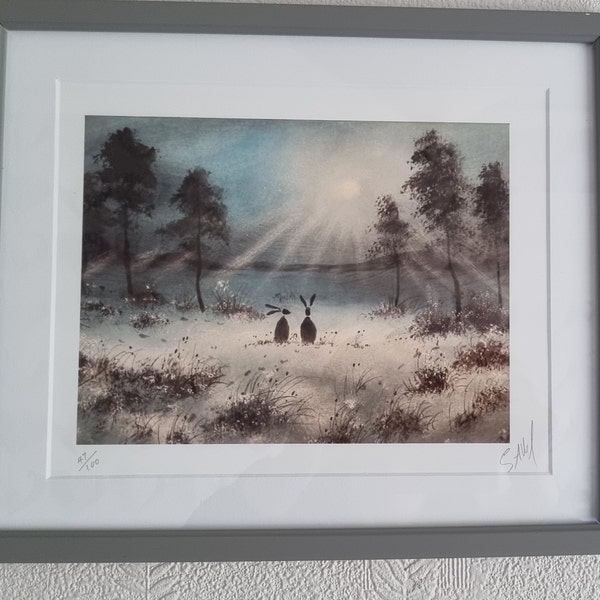 Limited Edition Signed Giclee Print ‘ Night Glow ‘ by Stephen Allen ...