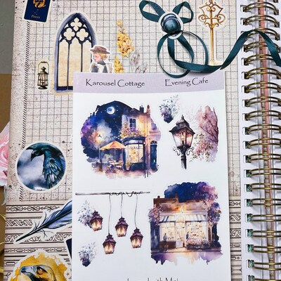 Journal Stickersplanner Stickerswhimsical Stickersjunk - Etsy