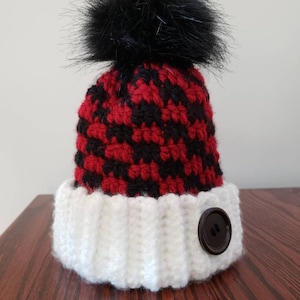 CROCHET PATTERN Buffalo Plaid Family Hat Set - Etsy