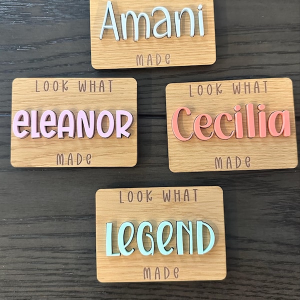 Laser File, SVG File, Look What I Made, Custom Cut File, Custom, Look ...