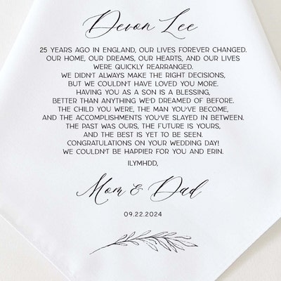 SPANISH Mother of the Bride Gift, Father of the Bride Gift, Wedding ...