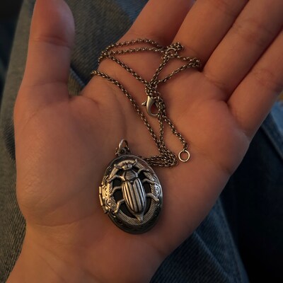 Silver Bird Locket Girlfriend Gift Unisex Jewelry Bird Watcher Gift ...