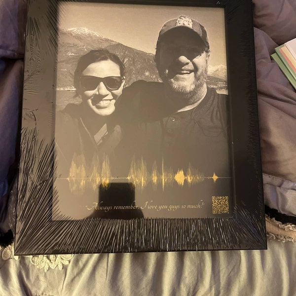 Memorial Soundwave Art: Loss of Father Remembrance Gift - Etsy