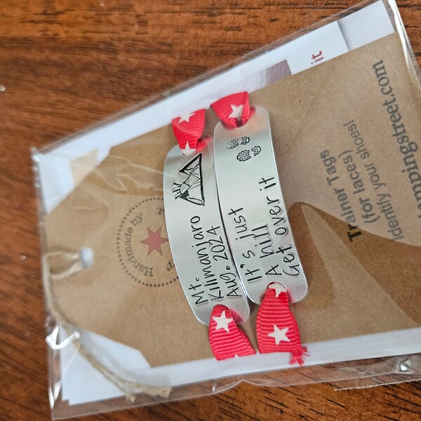 Hiking Boot Tags, Shoe Clips, Trainer Bling, Motivational Gifts for ...