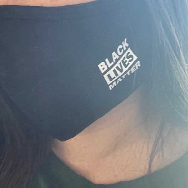 BLM Reusable Cloth Face Mask Covering, Black Lives Matter Slogan Logo 2 ...