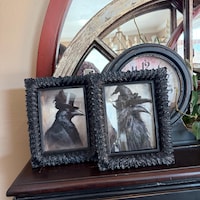 Victorian Cockatoo Portrait Gothic Parrot Wall Art, Dark Academia Print ...