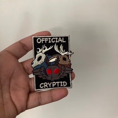 Official Cryptid 3in Embroidered Patch Mothman, Wendigo and Jackalope - Etsy