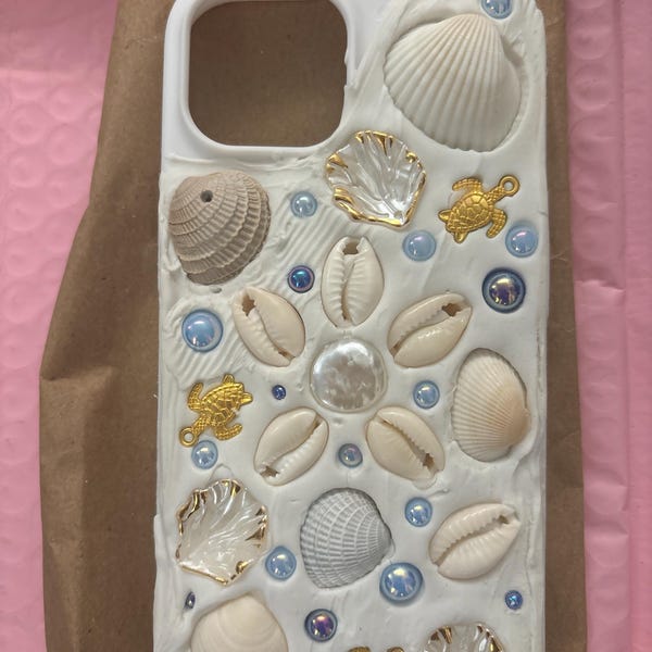 3D Seashell Phone Case: Coastal Summer Charms and Shells - Etsy