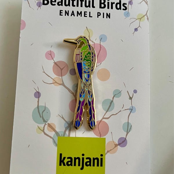 Red Northern Cardinal V.2 Enamel Pin Badge, Gift for Him, Gift for Her ...