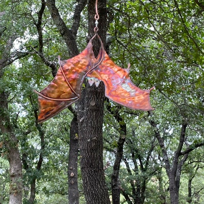 Bat Wind Catcher Bat Wind Spinner Bat Mobile Copper Bat Wind Catcher ...
