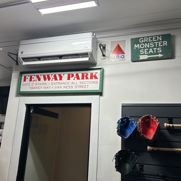 Spectacular Huge Hand Painted Replica Fenway Park Gate Sign - the Most ...