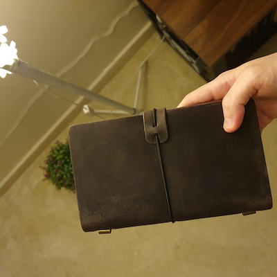 Weekly Planner Notebook, Leather Planner Monthly Agenda, Leather ...