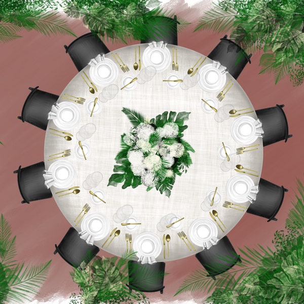 52 Table Templates, Drawing Templates, Wedding Planner Tools, Printable ...