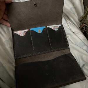 Personalized Womens Wallet, Distressed Leather Wallet for Women, Womens ...