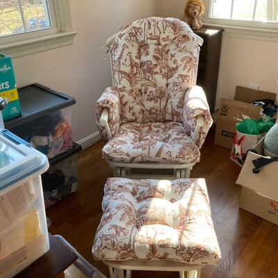 Wingback Rocker/ 4 Post Rocker/glider Cushions/rocker Cushions/ Rocking ...