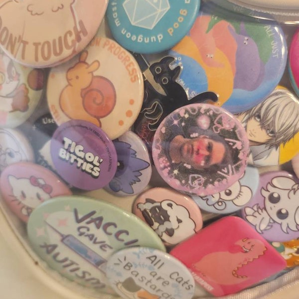 Kaomoji Japanese Emoticon Kawaii Decora Cute Acrylic Pins 1.5 - Etsy