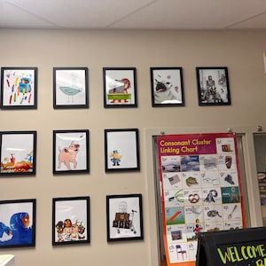 Printable Children's Book Character Gallery Wall Poster Bundle ...