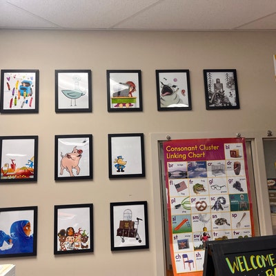 Printable Children's Book Character Gallery Wall Poster Bundle ...