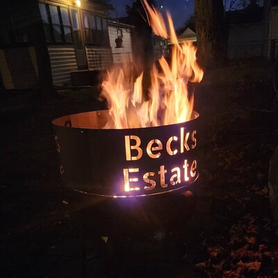 Hunting Fire Pits Dog Fire Ring Pits Heavy Duty Outdoor Fire - Etsy