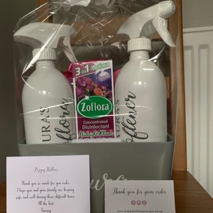 Cleaning Box New Home Gift Cleaning Hamper Zoflora - Etsy UK