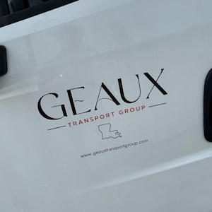 Customizable Business Window Decal / Your Company Name or Logo ...