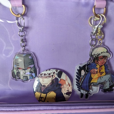 One Piece Portgas D. Ace Keychain - Etsy