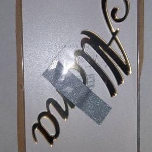 MINI Cake Alphabet Casual Letters Cake Craft Stencil Number Cake ...